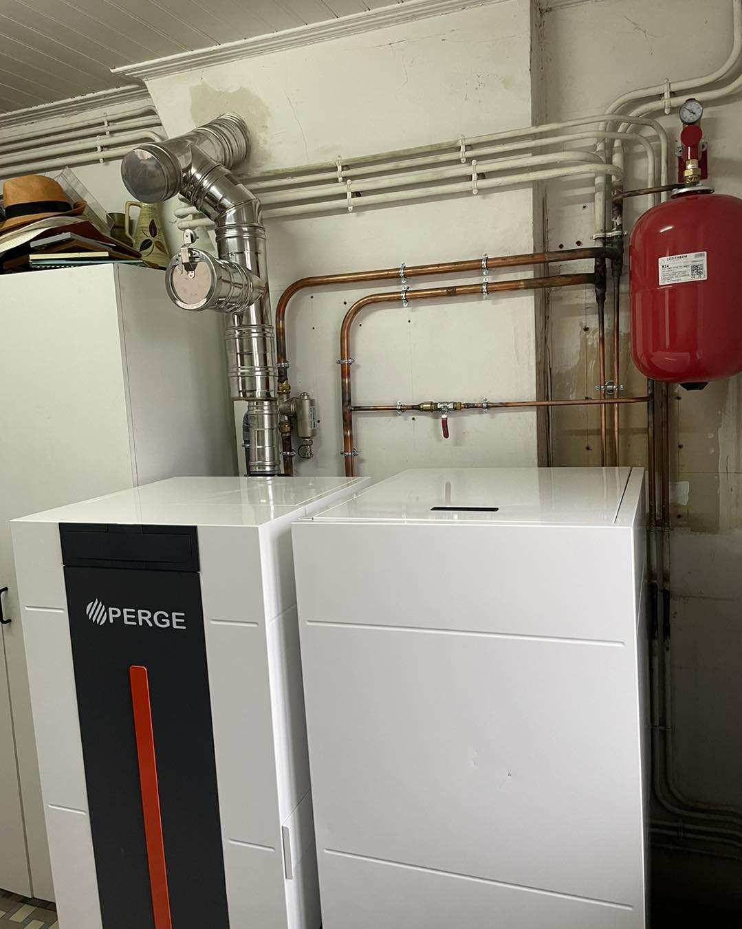 Installation d’une chaudière à Pellet de marque PERGE - Verizo